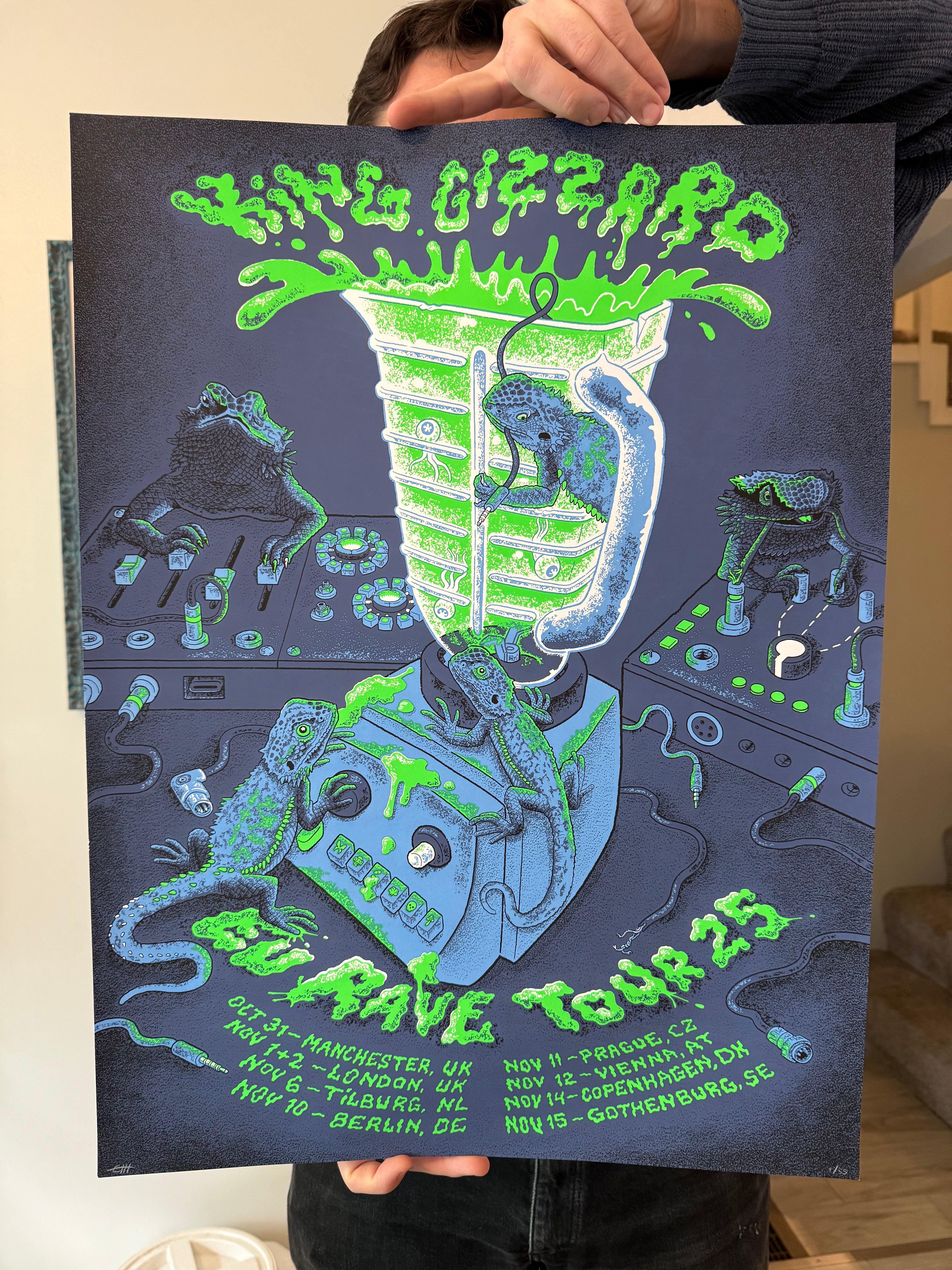 KGLW Euro rave tour '25 poster' – Leftie Smudges